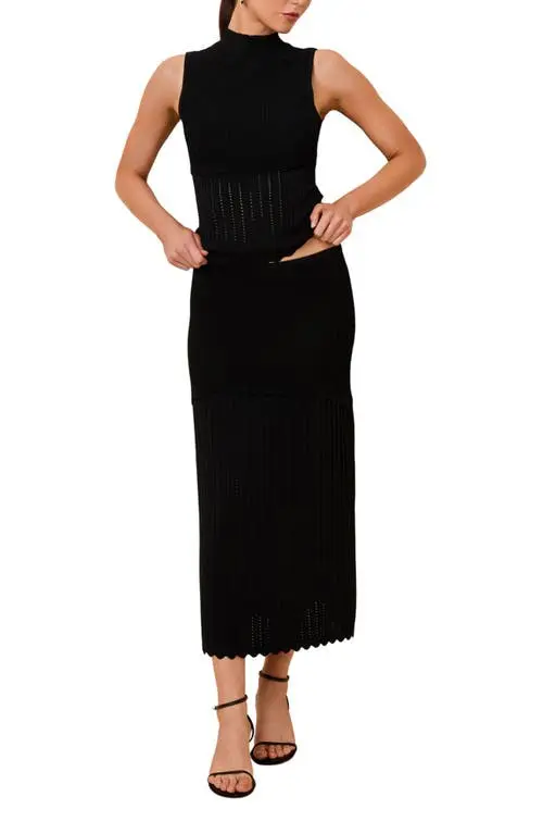 Solid & Striped Amara Mock Neck Tank