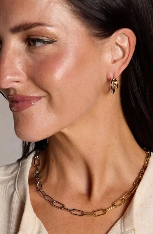 NICKEL & SUEDE Waterproof Double Hoop Earrings