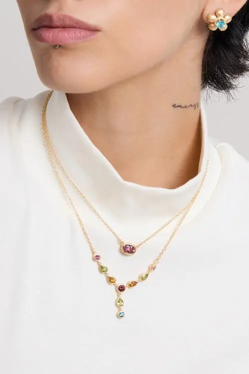ELOISE JEWELRY Drop Necklace Natural