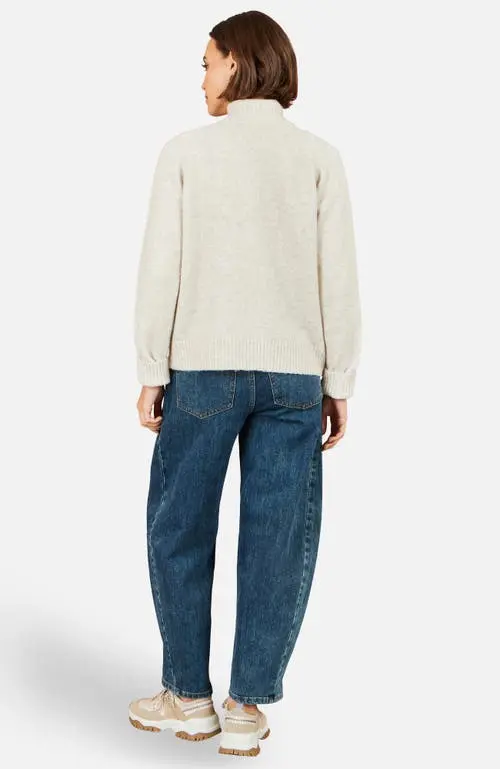 YUMI Zip-through Knitted Cardigan
