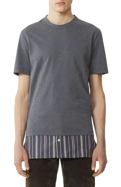 LANVIN Layered T-shirt In Cotton