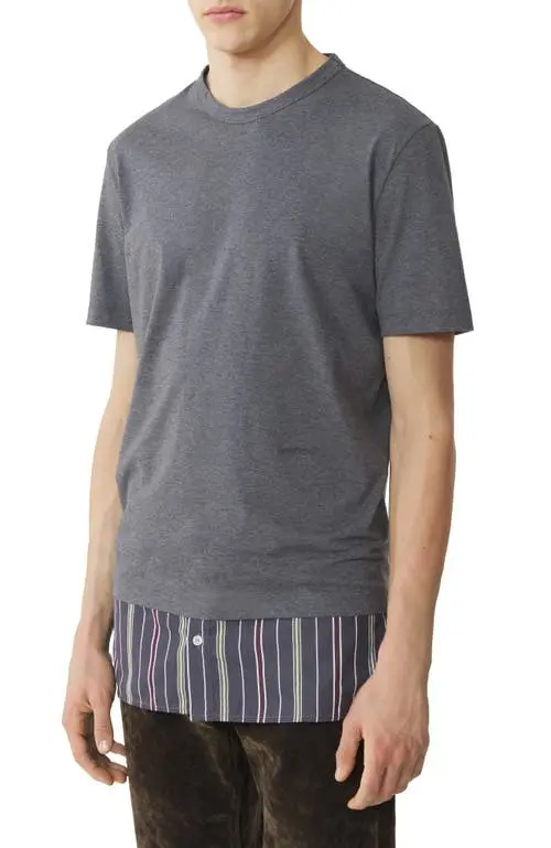 LANVIN Layered T-shirt In Cotton