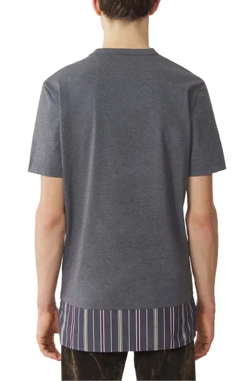 LANVIN Layered T-shirt In Cotton