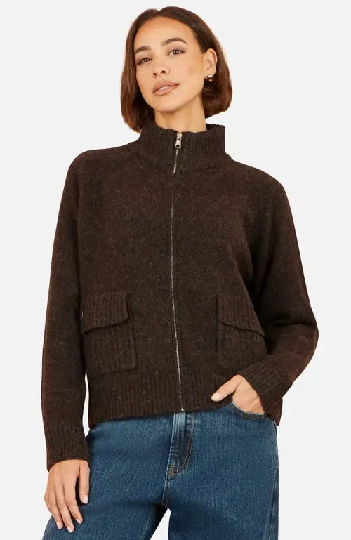 YUMI Zip Up Cardigan