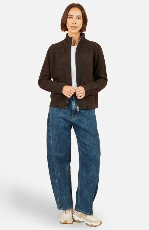 YUMI Zip Up Cardigan