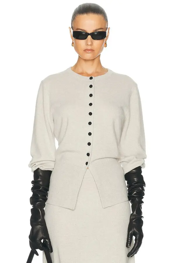 LISA YANG Maven Cardigan In Beige
