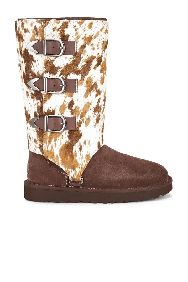 UGG Classic Tall Western Boot In Brown - Burnt Cedar