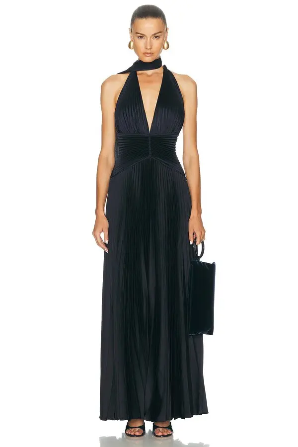 A.L.C. Sabine Gown In Blue - Evening Blue