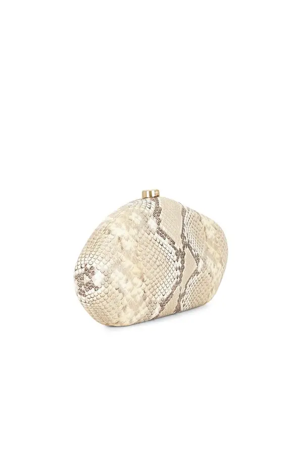 Cult Gaia The Caldera Clutch In Cream