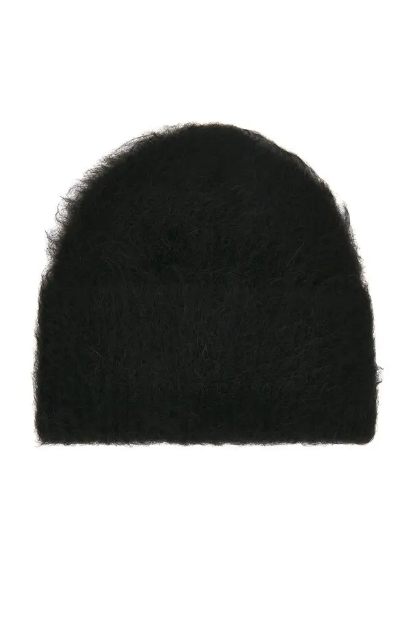 TOTEME Alpaca Knit Beanie - Black