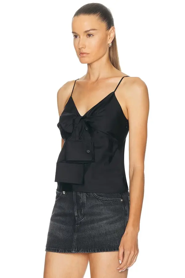 Alexander Wang Pre-styled Knotted Cami Top