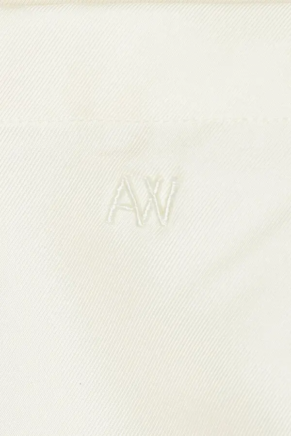 Alexander Wang Pre-styled Cami Top With Button Up Shirt - Ivory