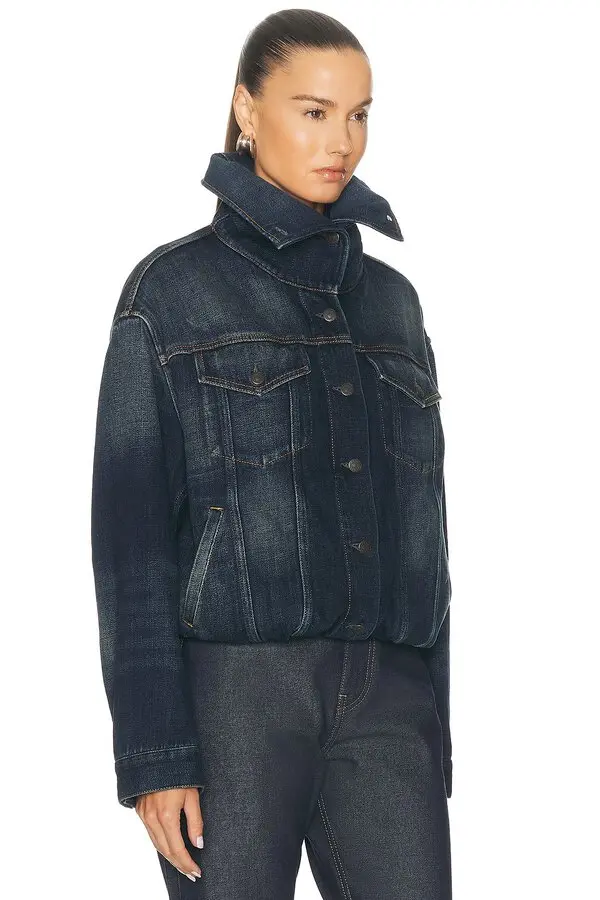 Acne Studios Orim Jacket In Blue - Dark Blue