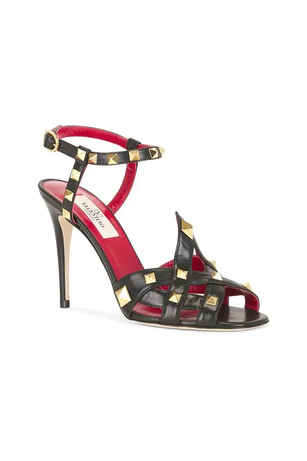 Valentino Garavani Studdy Brass Sandal