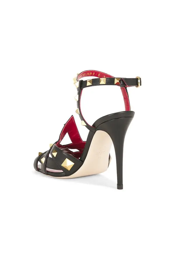 Valentino Garavani Studdy Brass Sandal