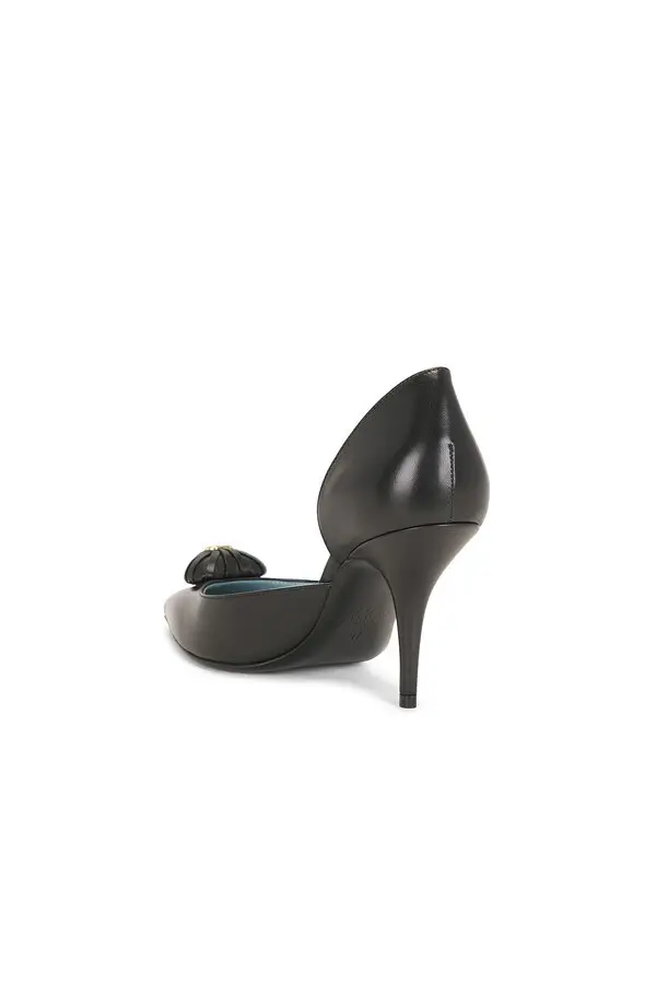 Valentino Garavani Coeur Royal Dorsay Pump - Nero