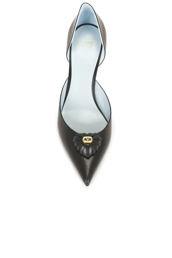Valentino Garavani Coeur Royal Dorsay Pump - Nero
