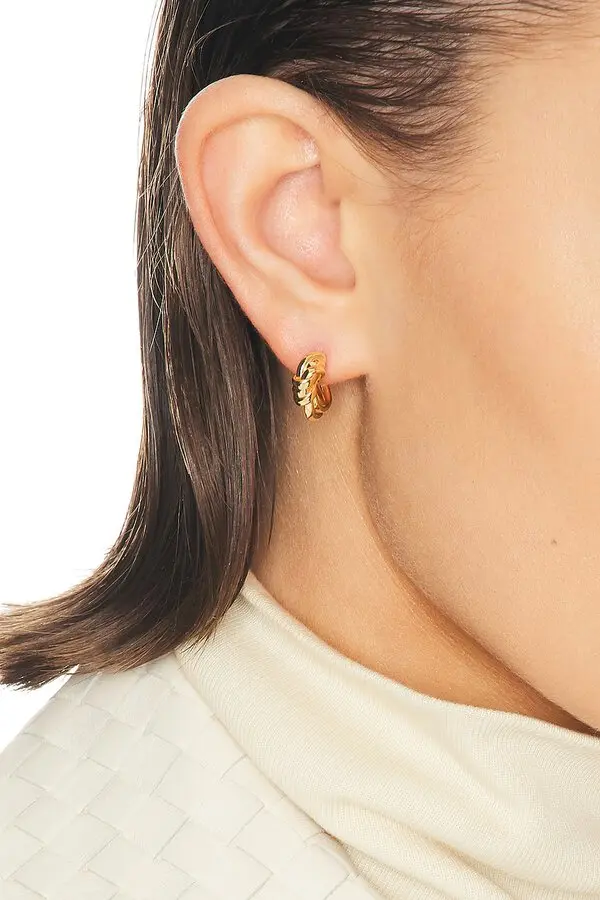 Bottega Veneta Knot Hoop Earrings
