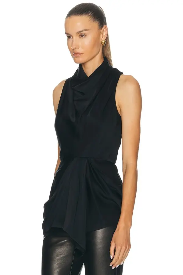 Givenchy Draped Top - Black