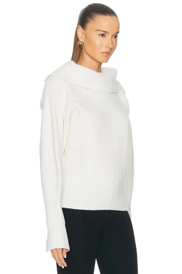 Givenchy High Neck Slashed Sweater