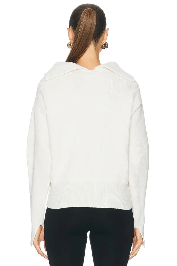 Givenchy High Neck Slashed Sweater