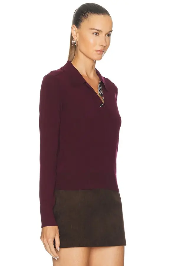 Burberry Mandy Polo Sweater