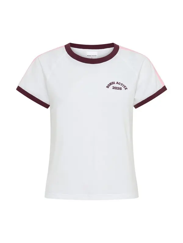 BONDI ACTIVE Forma Varsity Ringer Tee