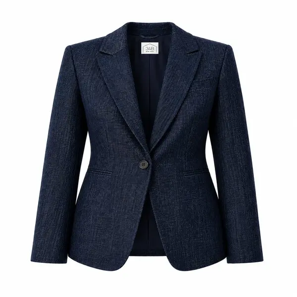 34B Tara Denim Blazer
