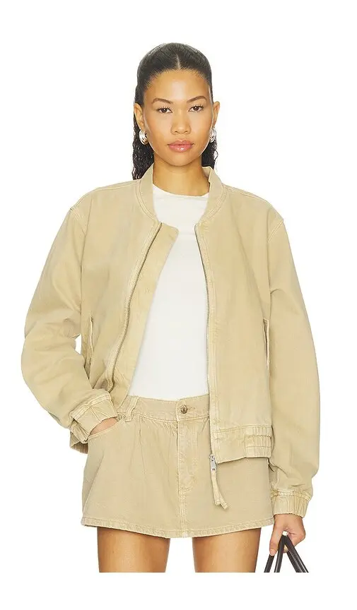 Rolla's Bomber Jacket In Tan