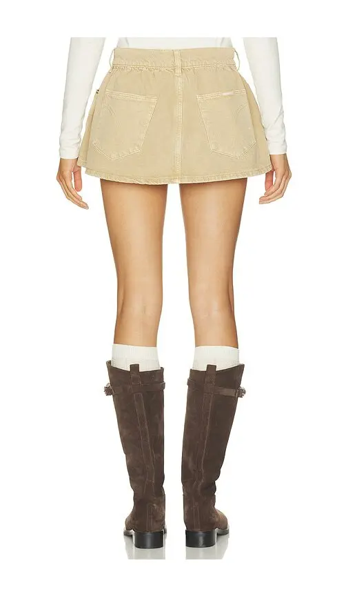 Rolla's Rhythm Mini Skirt In Tan