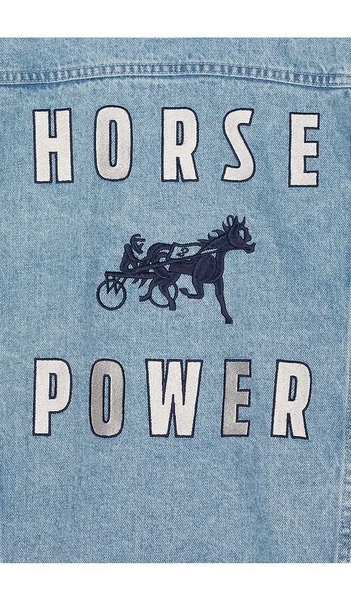 SIEGELMAN STABLE X Ford Patched Denim Jacket In Blue