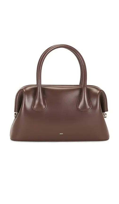 OSOI Boat Brot Shoulder Bag In Chocolate