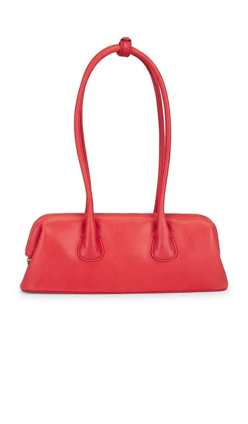 OSOI Boat Wide Mini Shoulder Bag In Red