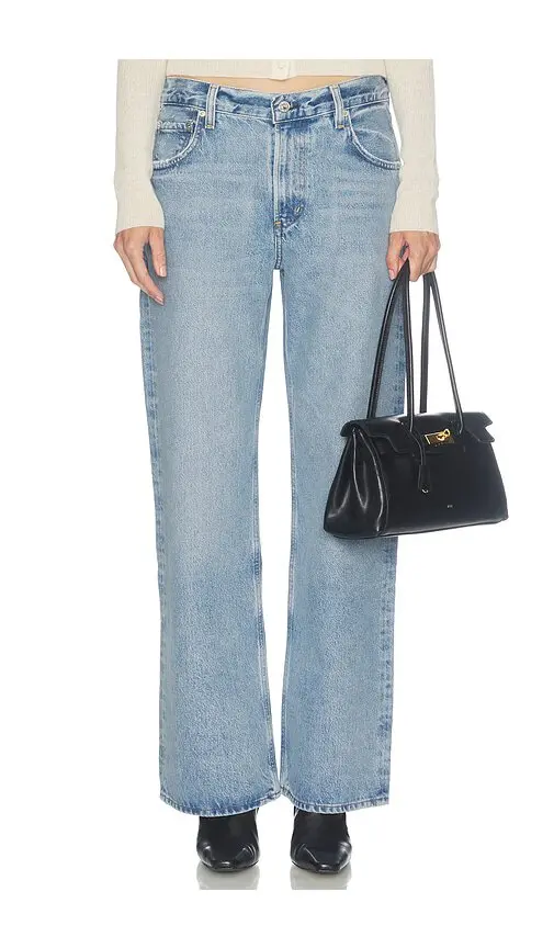 Citizens Of Humanity Lindz Easy Straight Jean In Blue - Cupid