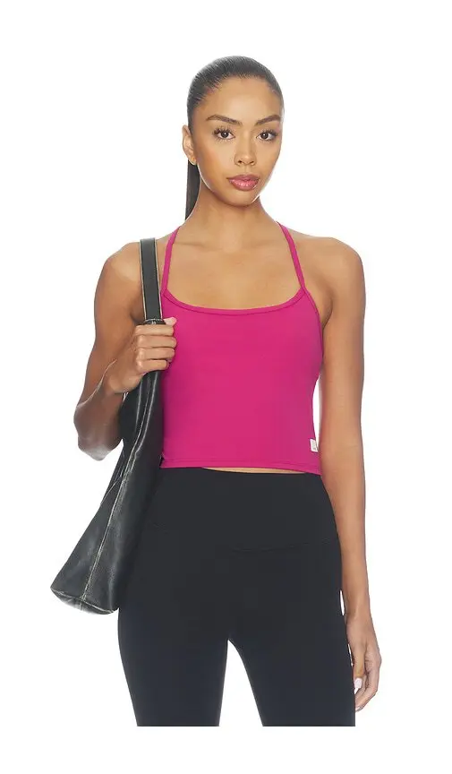 Vuori Allthefeels Tank 2.0 Top In Pink - Dragonfruit