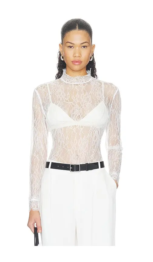 NONCHALANT LABEL Mary Lace Top