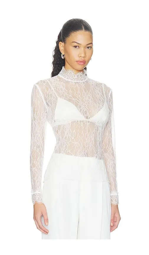 NONCHALANT LABEL Mary Lace Top