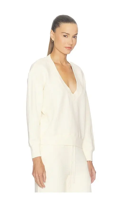 NEGATIVE UNDERWEAR Waffle Knit Deep V