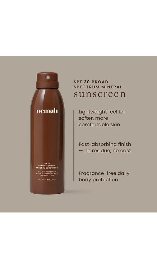 NEMAH Spf 30 Mineral Spray