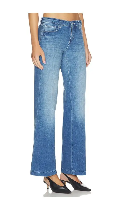 L'Agence Joanne Wide Leg Jean In Blue