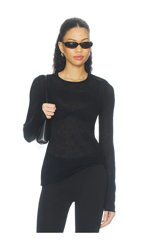 SANS FAFF Alpaca Sheerline Top