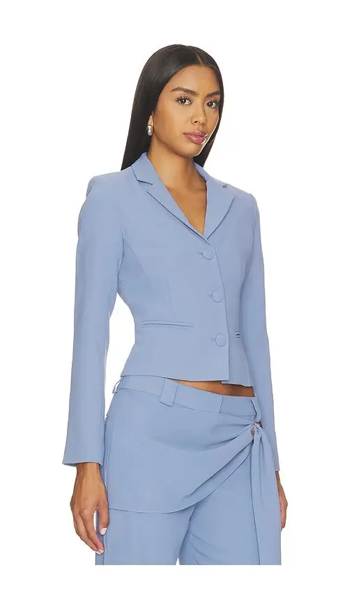Amanda Uprichard Christano Jacket In Blue