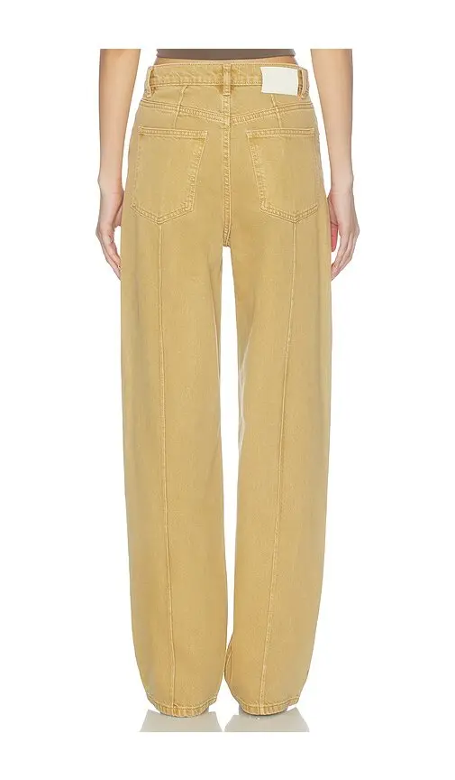 DL1961 Kaylen Soft Surve High Rise Jeans In Tan