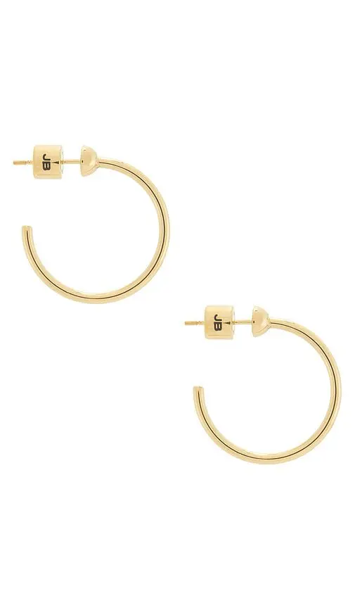Jenny Bird Mini Icon Hoops Earring In Metallic