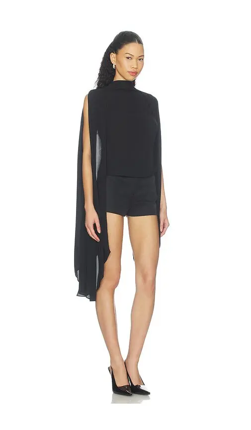 Lapointe Georgette Cape Sleeve Top