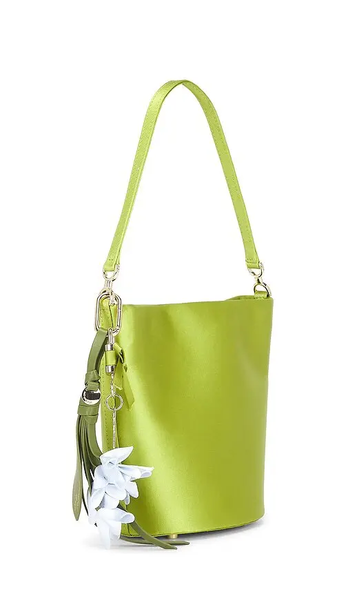 SELF-PORTRAIT Satin Bucket Bag