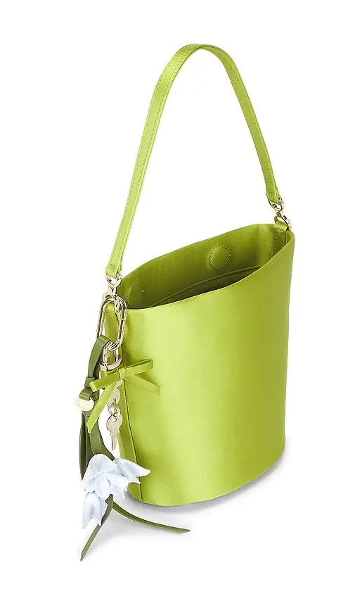 SELF-PORTRAIT Satin Bucket Bag