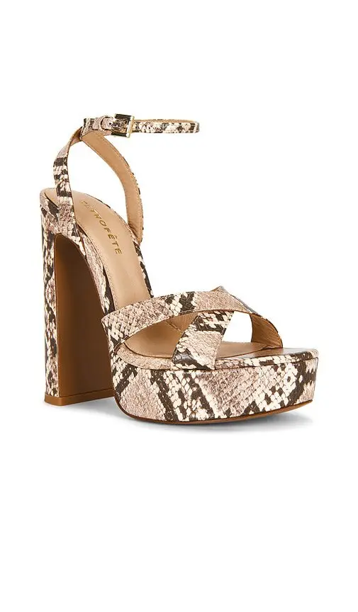 Retrofete Melodia Platform In Brown