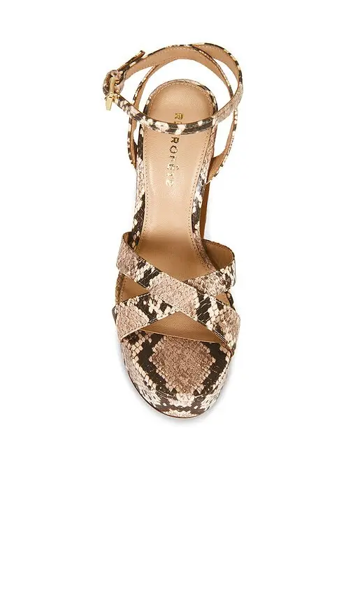 Retrofete Melodia Platform In Brown