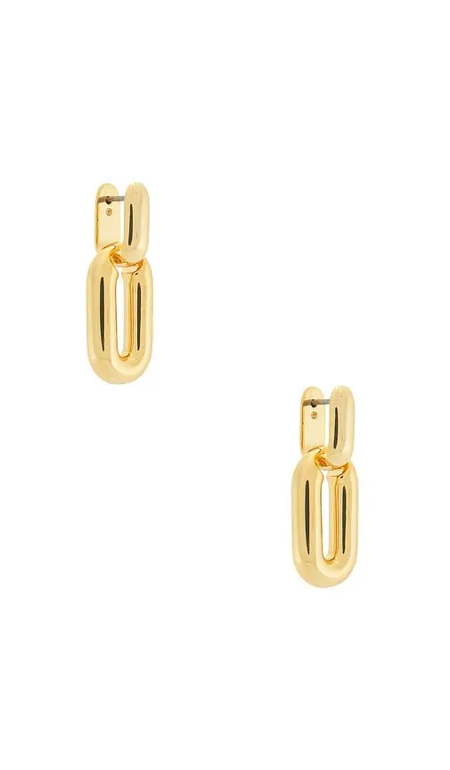 Jenny Bird Puffy Detachable Link Earrings In Metallic